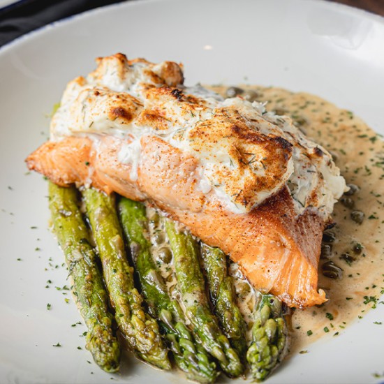 Creamy Crab Dill Salmon
